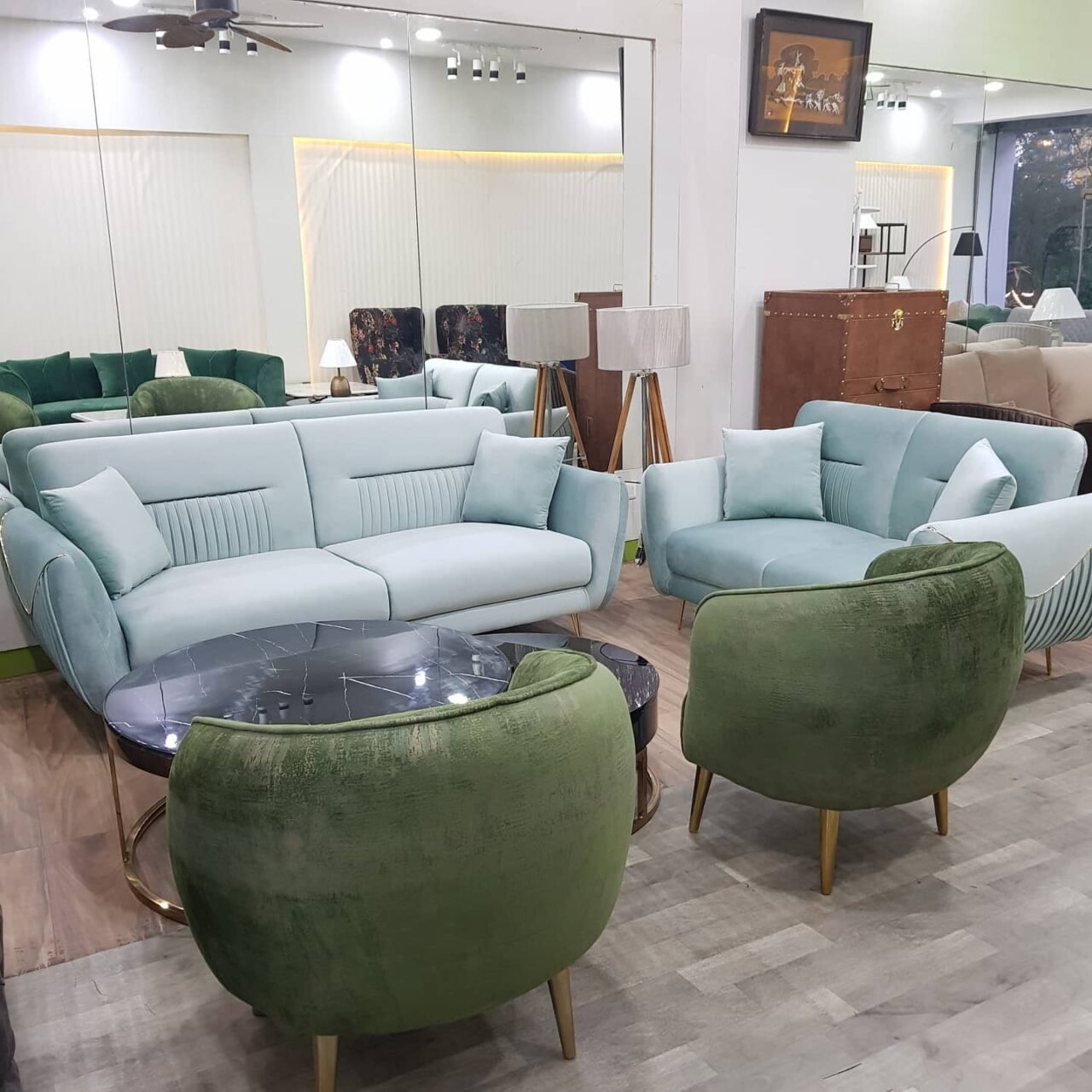 Viking Velvet Sofa - Couchlane